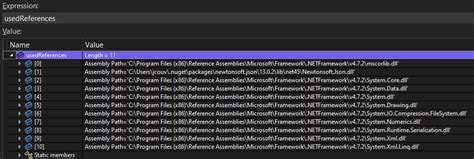 True Negative In GetUsedAssemblyReferences Issue Dotnet Roslyn GitHub