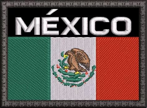 Pack De 10 Pza Bordado Bandera De México Con Velcro Envío gratis