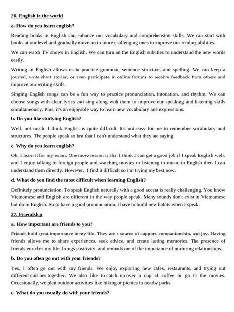 Hung Bien Tieng Anh Pdf English Language Friendship