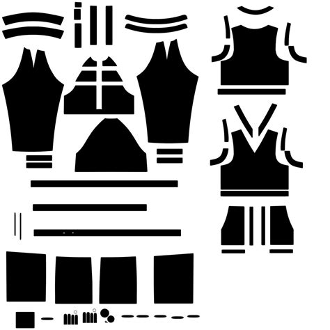 3d Female Sweater Vest Skirt Look Turbosquid 2151483