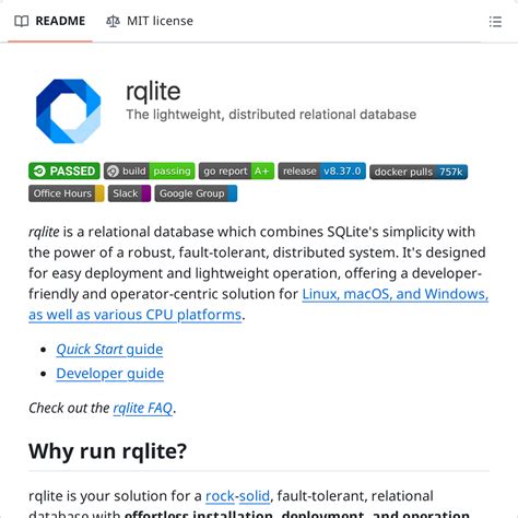 Rqlite 轻量级分布式数据库