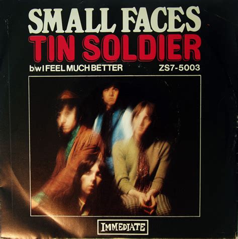 Small Faces Tin Soldier Vinyl Terre Haute Red Font 7 45 Rpm