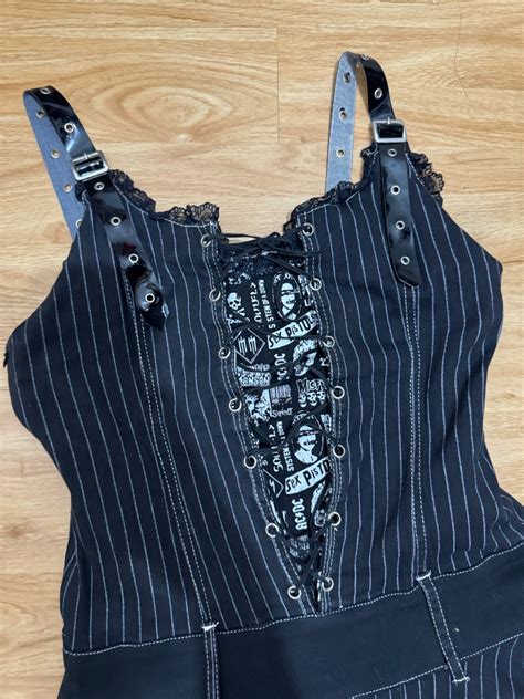 Strawberry House Grunge Goth Lolita Sex Pistol Dress Womens Fashion