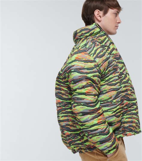 Camouflage Quilted Cotton Jacket In Green Erl Mytheresa