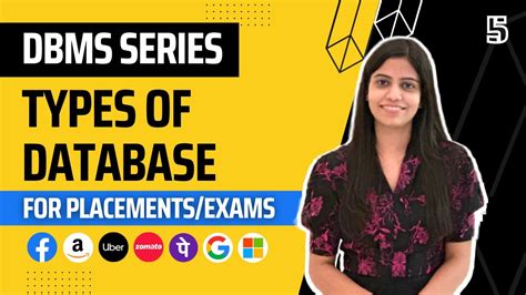 L5 Types Of Database Complete Dbms Course Youtube