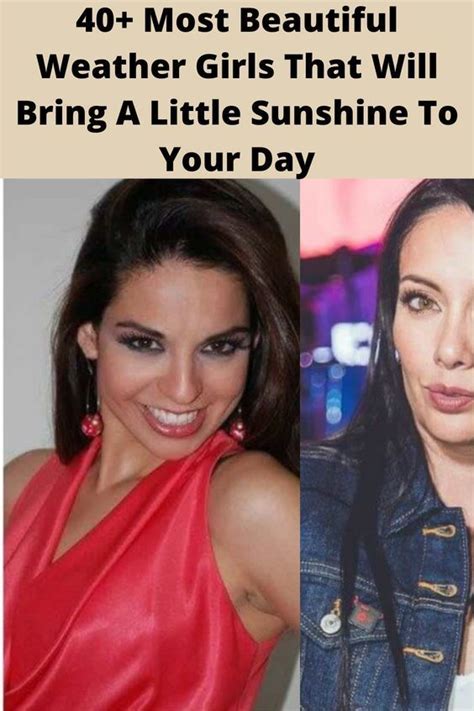 40 Most Beautiful Weather Girls That Will Bring A Little Sunshine To