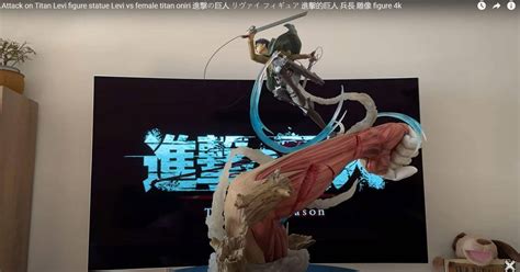 Figureart Store Attack On Titan Levi Vs Female Titan Flexible Plan