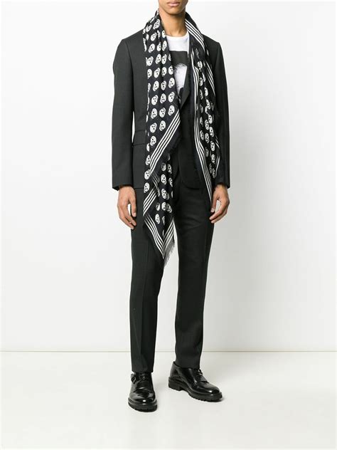 Alexander Mcqueen Scarf With Logo Alexander Mcqueen