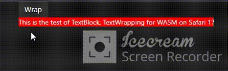 Wasm Textwrapping Doesn T Work Properly In Safari Issue