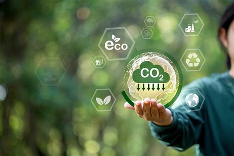 지속 가능한 Co2 개념을 개발하고 Co2 배출량과 탄소 발자국을 줄여 지구 온난화와 기후 변화를 제한합니다 지속 가능한 환경