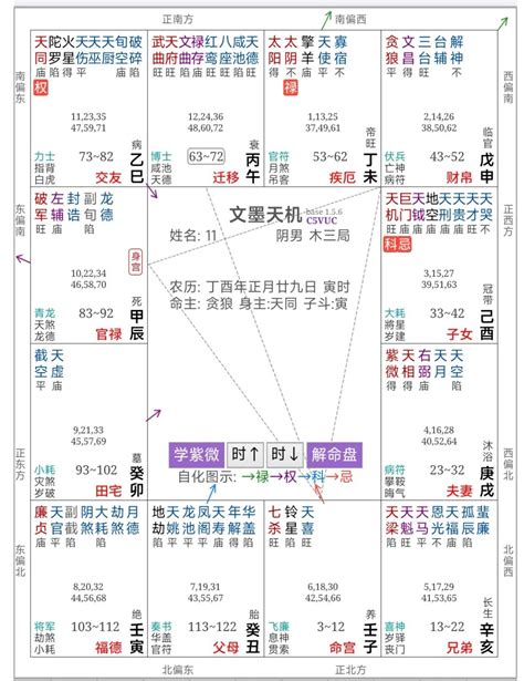 紫微斗数案例紫微星在酉戌亥宫 霄云腾国学