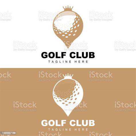벡터 아이콘 로고 골프 공 스틱 골프 야외 게임 복고풍 컨셉 일러스트 Championship에 대한 스톡 벡터 아트 및 기타 이미지 Championship 겨울 스포츠