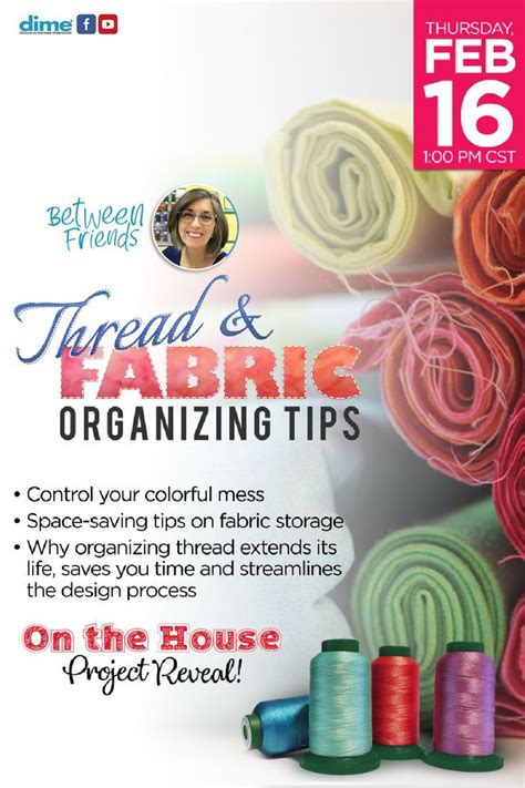Thread And Fabric Organization Tips