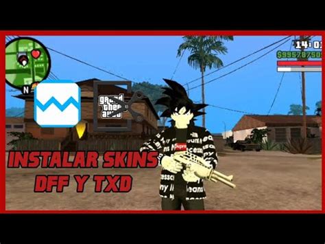 Cómo instalar skins DFF y TXD para GTA San Andreas Android YouTube