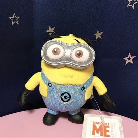 Yahooオークション Usj ミニオン デイブ ぬいぐるみバッジ ユニバー