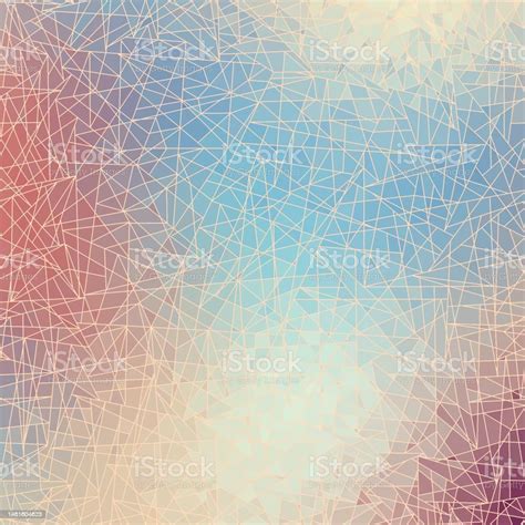 Geometric Abstract Pattern In Low Poly Style Stock Illustration Download Image Now Road