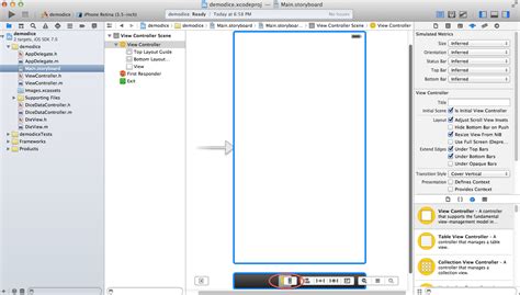 Ios How To See Storyboard View In 35 And 4 Inches In Xcode 6 Stack
