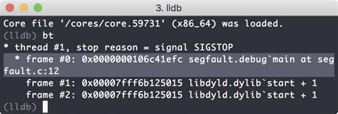 coredump的生成与使用