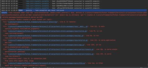 error showing by connection to client whats wrong rasa