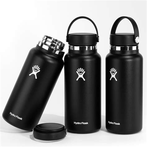 Hydro Flask Black Wide Mouth 32oz Bottle Aggieland Outfitters