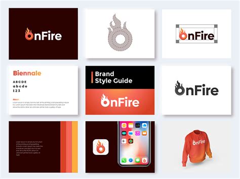 O Fire Flame Logo Brand Style Guideline 🔥 By Rahid Rehman
