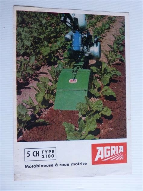 Motobineuse Agria 2100 Occasion Tout Degorgement