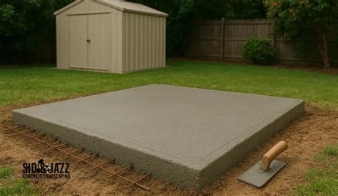 Strong And Durable Shed Slabs Concrete Base Installation