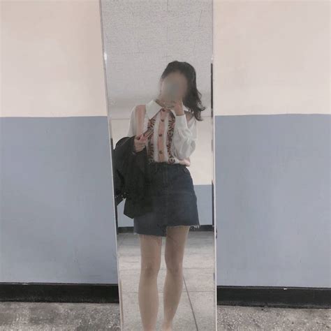 공주 오늘의 데일리룩 포니테일하고 청치마 ㅅ 약간의 캐쥬얼쓰 인스티즈instiz 일상 카테고리