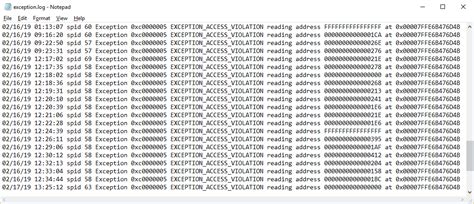 sql sasquatch sql server 2016 sp2 cu4 2017 cu13 access violation on