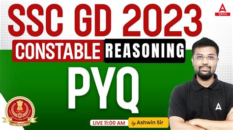 Ssc Gd Reasoning Class 2023 Ssc Gd Reasoning Previous Year Question