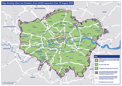 Ulez Map Ultra Low Emissions Zone Map Hot Sex Picture