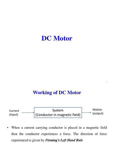 dc motor pdf