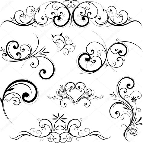 Vector Scroll Ornament — Stock Vector © Hugolacasse 6059417