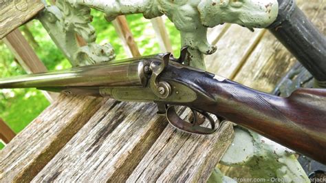 Parker Bros 12 Ga Underlever Double Barrel Shotgun Antique 1874