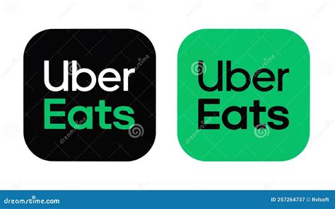 Old And New Mobile Icons Of Uber Eats Mobile App Editorial Photography