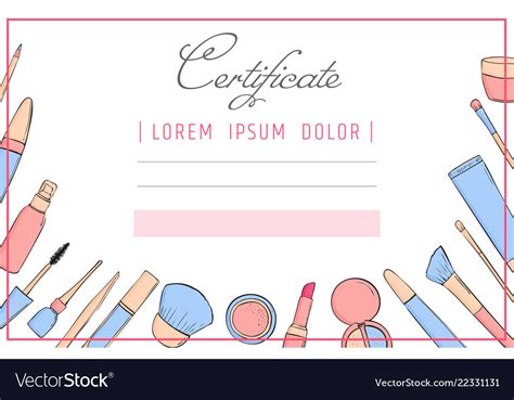 Makeup Certificate Sample Saubhaya Makeup