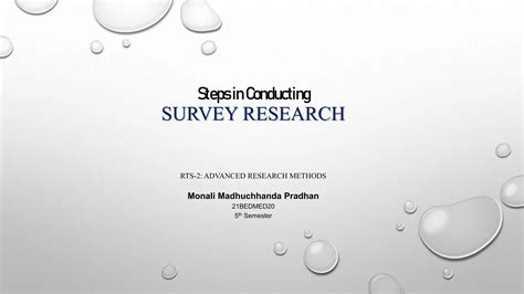Steps In Conducting Survey Research Ppt Pptx