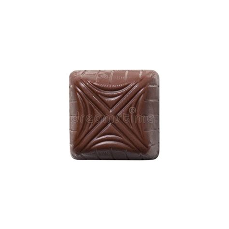 Square Shaped Chocolate Candy On A White Background Isolated Stock Illustration Illustration