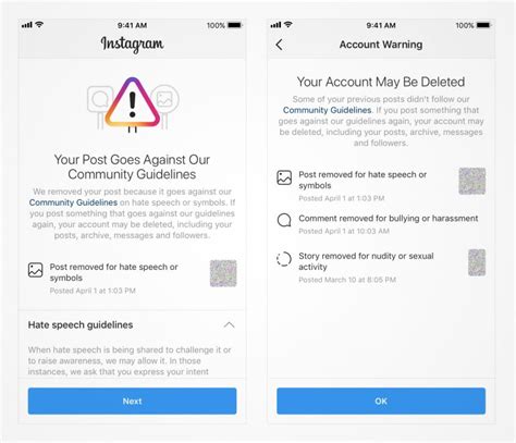 Instagram Warns Users When They Are Close To Being Banned