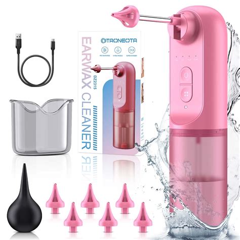Ear Wax Removalwater Powered Ear Cleaner With 4 Pressure Settings