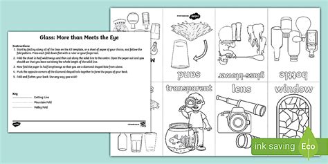 Glass Activity Booklet National Science Week Twinkl
