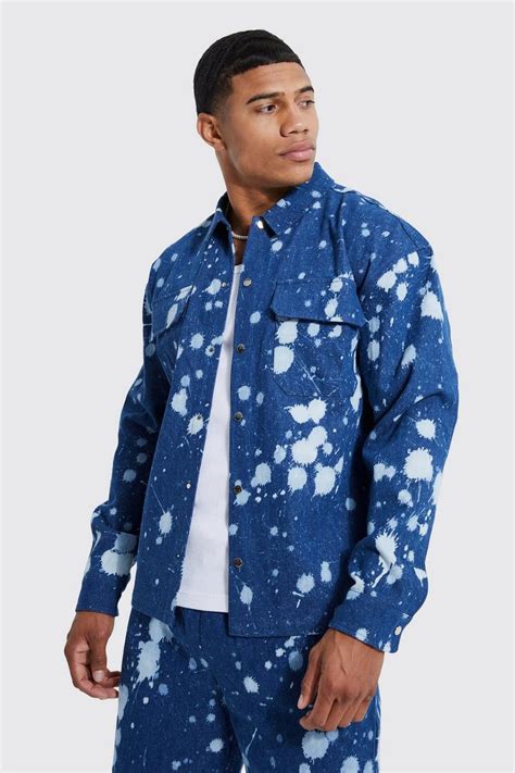 Mens Denim Sets Mens Denim Co Ords Boohoo Uk