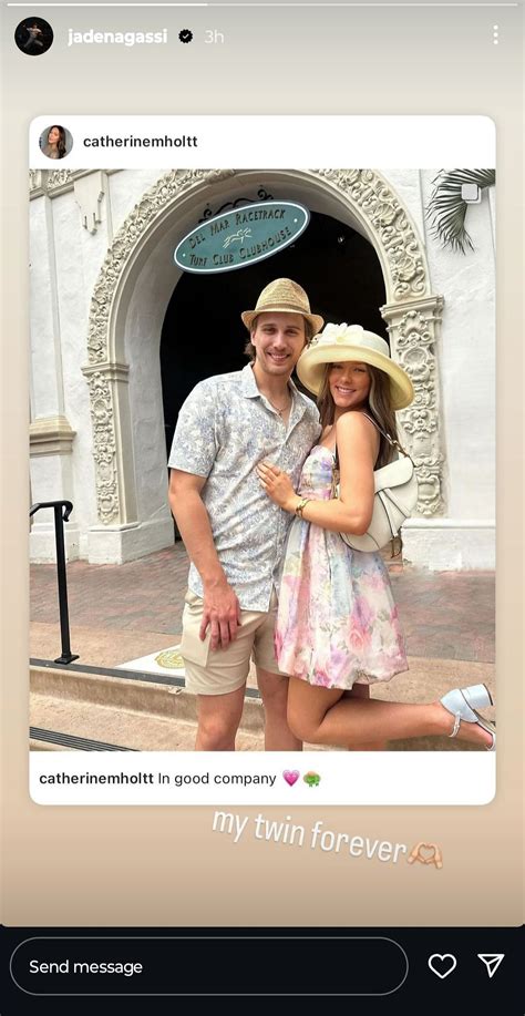 Andre Agassi And Steffi Grafs Son Jaden And Girlfriend Catherine Holt Enjoy Night Out At Morgan