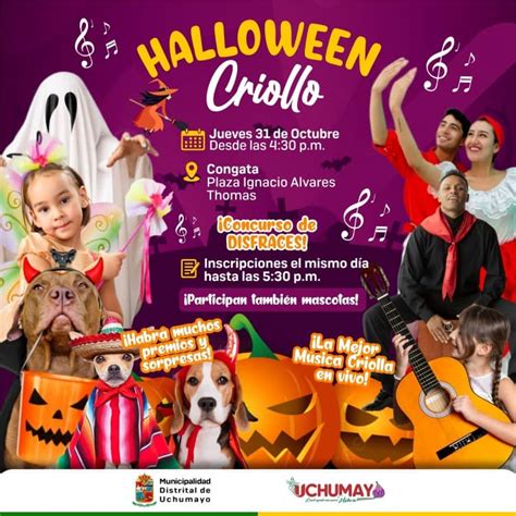 Halloween Criollo Municipalidad Distrital De Uchumayo