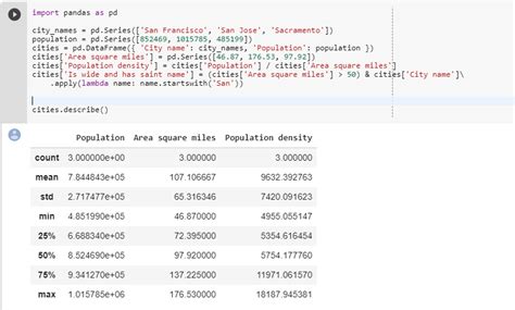 Python Pandas Describe Function Doesnt Print Anything On Pycharm