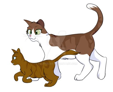 Warriors Ivytail And Her Apprentice By Fluffielox On Deviantart