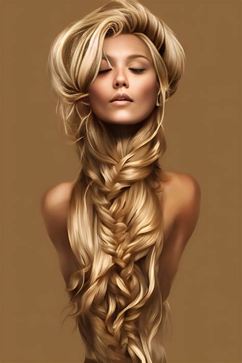 Blonde Knockout Bound In Her Own Hair By Mrdave2176 On Deviantart