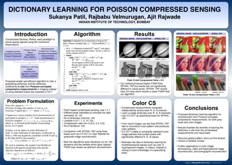 Pdf Dictionary Learning For Poisson Compressed Sensing