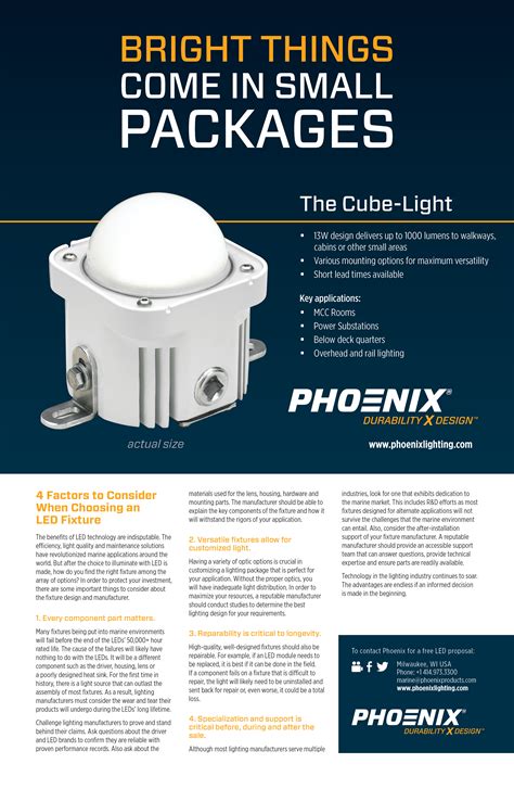 Marine Led Lights Marine Floodlights Phoenix Lighting