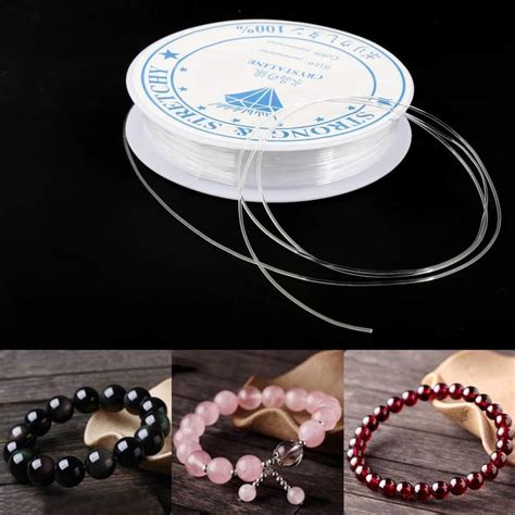 Roll Mm Elastic String Stretchy String Crystal String Bead Cord